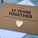 12th Anniversary Card, 12 Years Together for Husband or Wife MARRIED IN ...