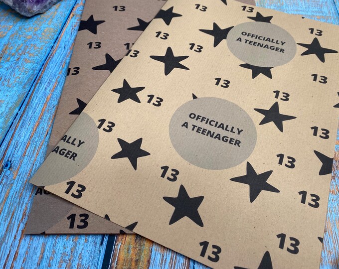 13th Birthday Card, Teenager Funny Birthday Card, the Big 13, Scrabble ...