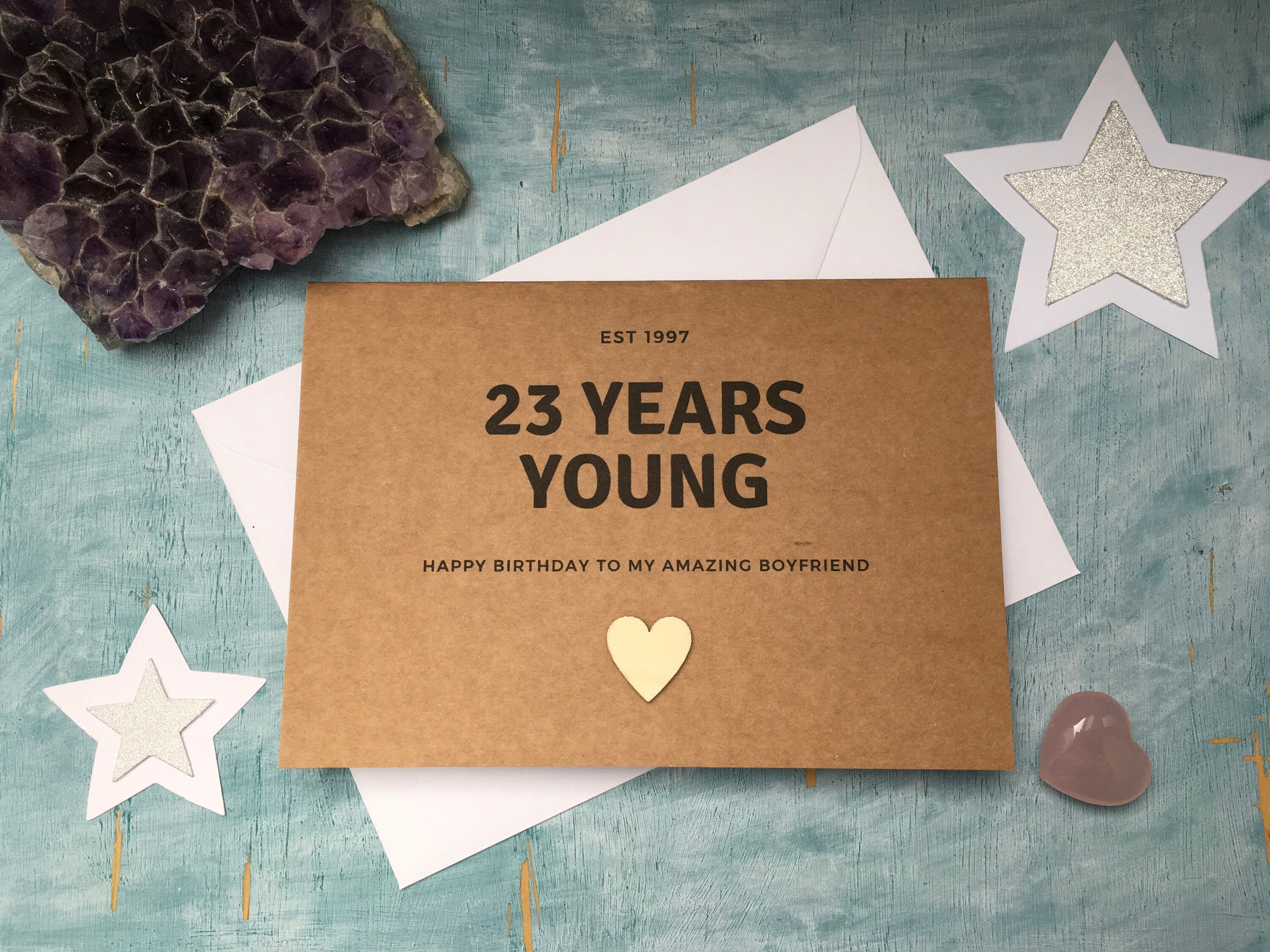 Custom 23rd Birthday Card 23 Years Young Birthday Adult - Etsy UK