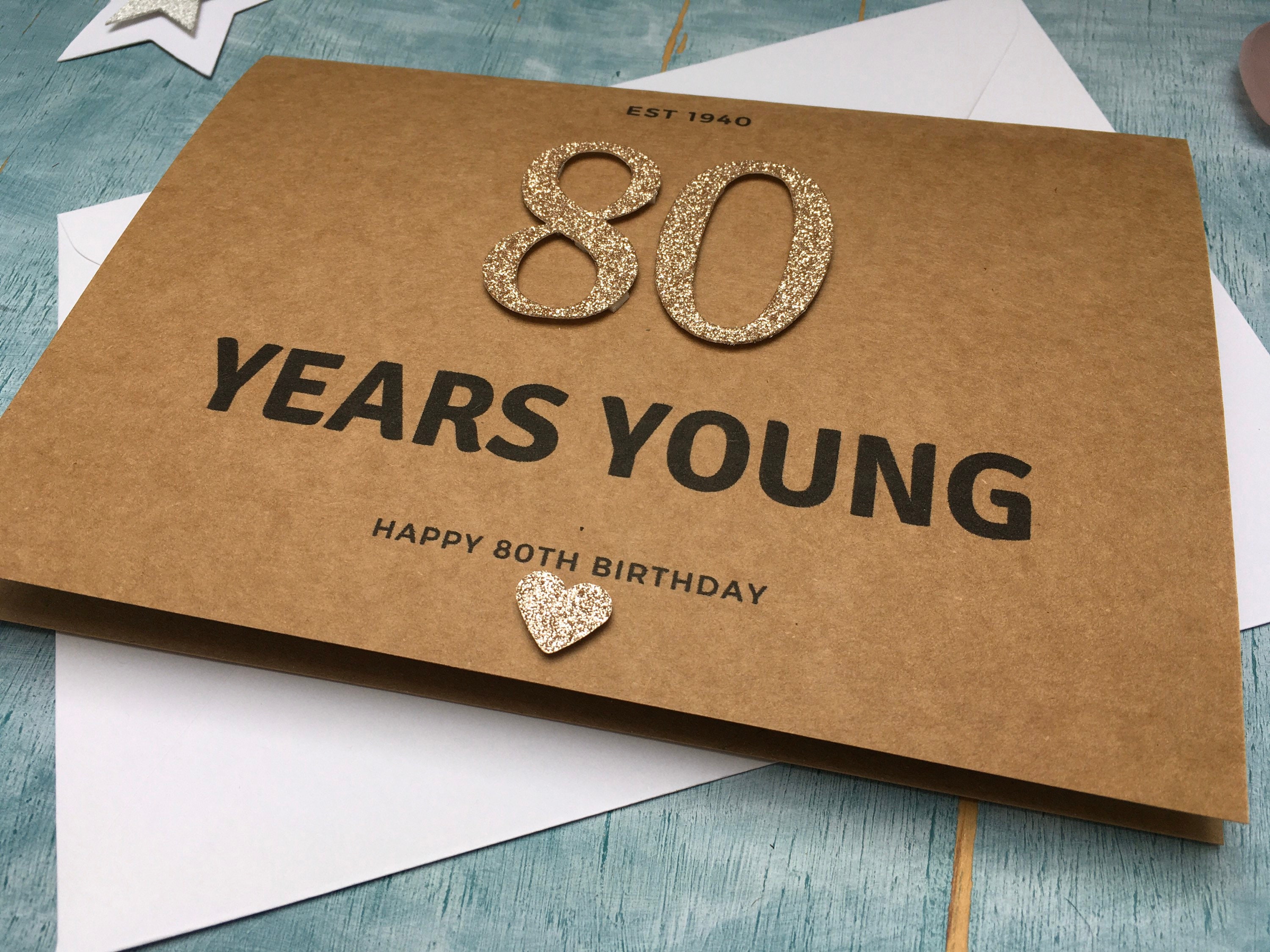 Personalised Custom 80th Birthday Card Custom 80 Card for - Etsy UK