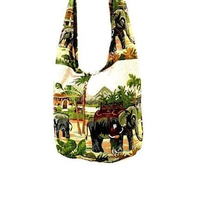 Elephant Bag, Elephant Hobo Bag, Boho Bag, Bohemian Bag, Elephant Purse ...
