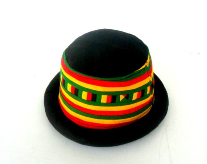 Bucket Hat Boho Rasta Hat Hemp Hat Hippie Reggae Bucket Hat Unisex Cap ...