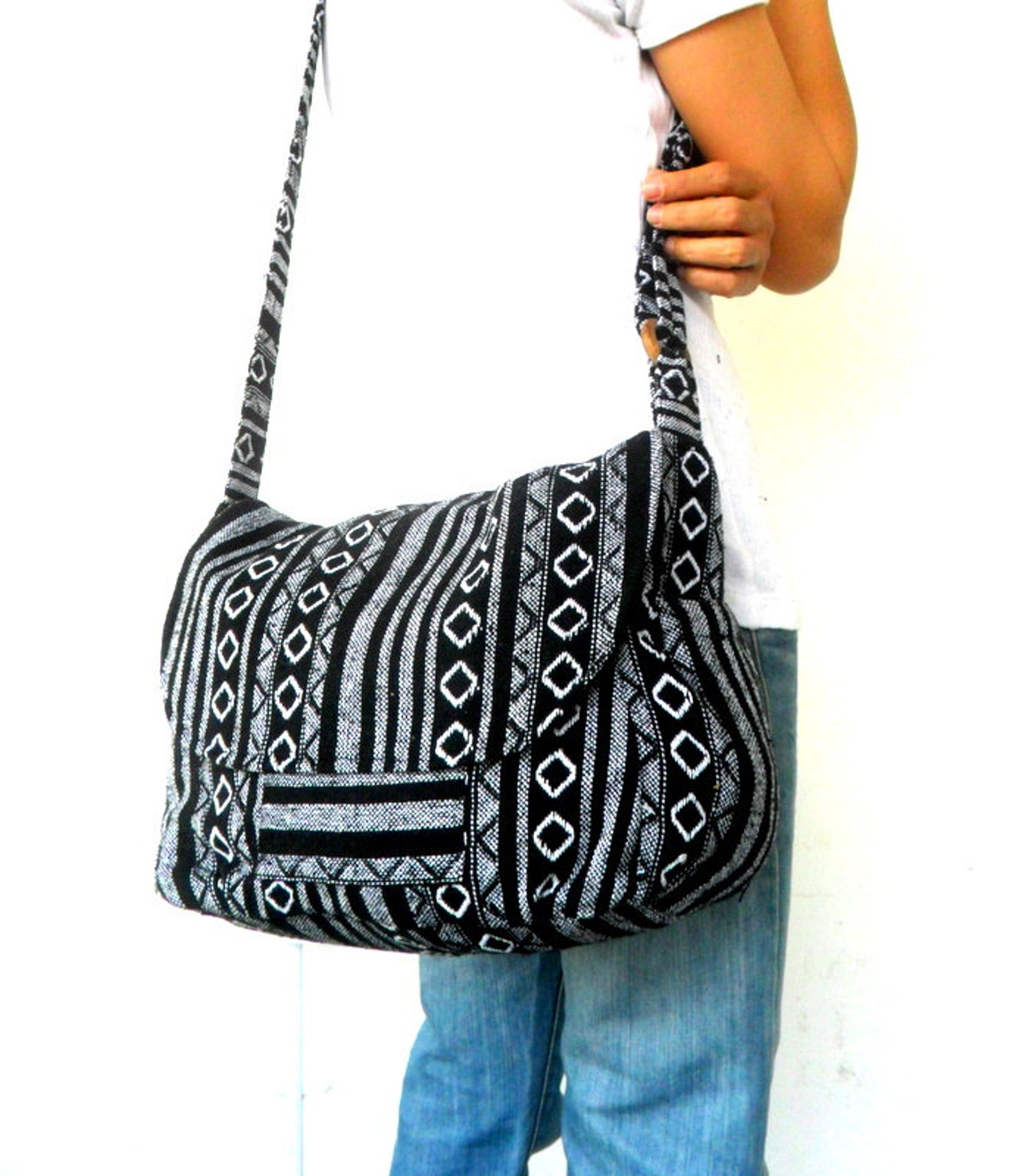 Messenger Bag, Shoulder Bag, Hippie Bag, Purse, Boho Bag, Hobo Bag ...