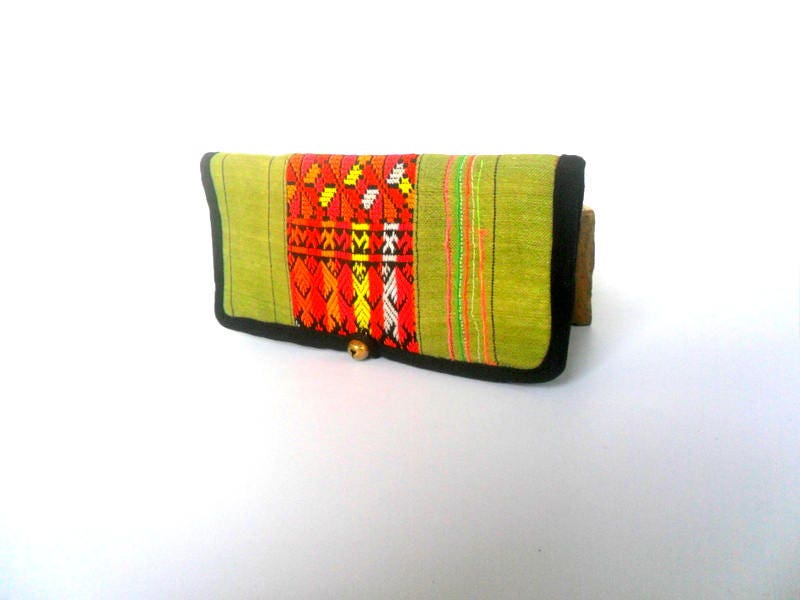 Hemp Wallet Hmong Wallet Women Wallet Hippie Wallet Vegan | Etsy