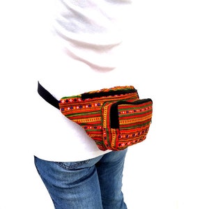 Rasta Hip Bag, Hippie Bum Bag, Fanny Pack, Tribal Waist Bag, Boho Fanny ...
