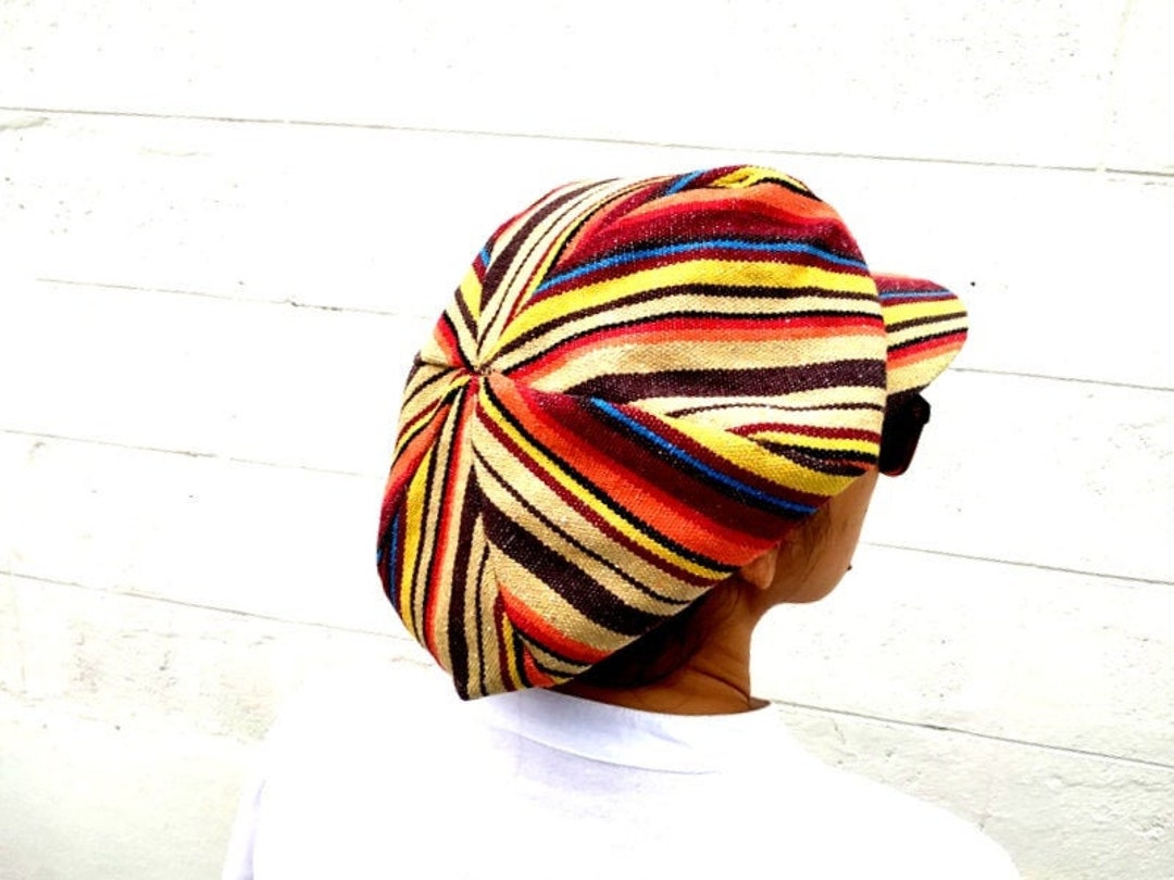 Rasta Cap, Reggae Cap, Army Cap, Cadet Military Hat, Reggae Army Cap ...