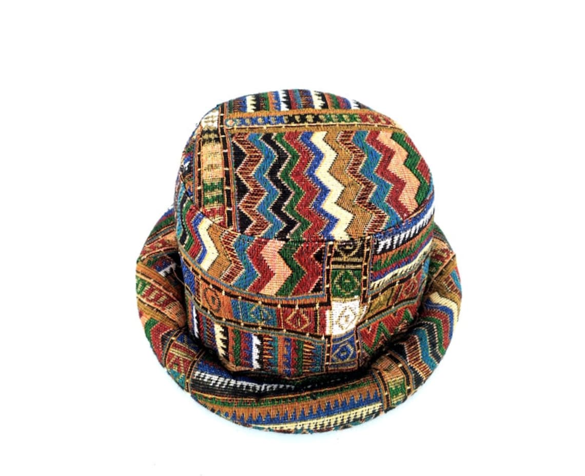 Bucket Hat Boho Rasta Hat Hemp Hat Hippie Reggae Bucket - Etsy