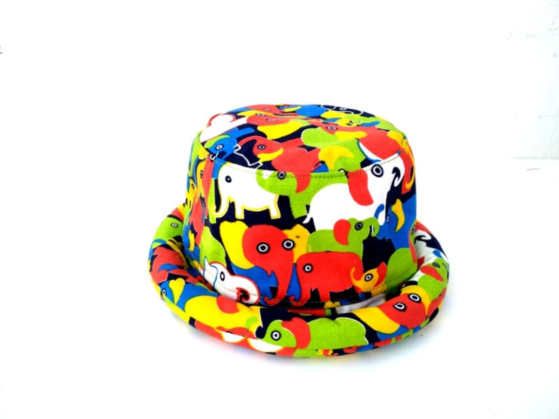 Elephant Hat Animal Hat Bucket Hat Bohemian Hat Safari - Etsy