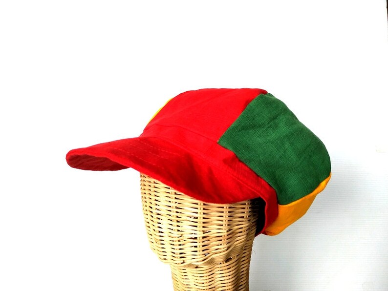 Rasta Cap Reggae Cap Jamaica Hat Army Cap Rasta Dreadlocks - Etsy