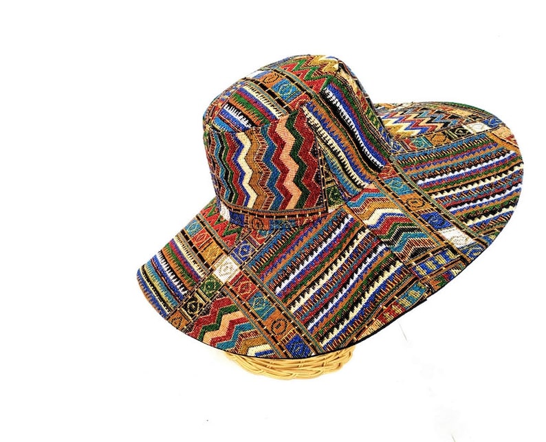Festival Brim Hat, Funky Hat, Boho Hat, Hippie Hat, Floppy Hat, Navajo ...