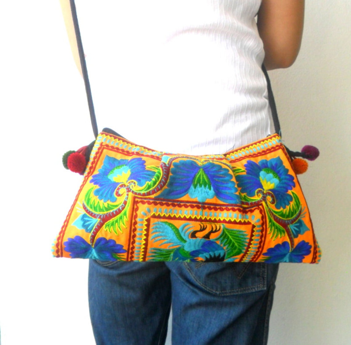 Women Ethnic Bag Hill Tribe Bag Sling Bag Boho Bag - Etsy