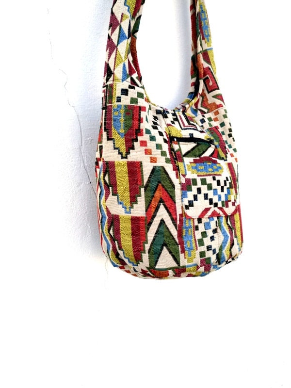 Aztec Bag Sling Hobo Bag Rasta Bag Bag Ethnic Bag Hippie | Etsy