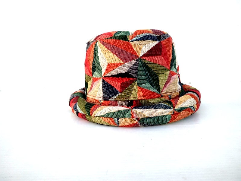 Geometric Hat Rasta Hat Reggae Bucket Hat Hippie Hat - Etsy