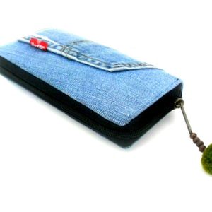 Levis Denim Wallet, Jeans Wallet, Bohemian Wallet, Women Wallet, Hippie ...