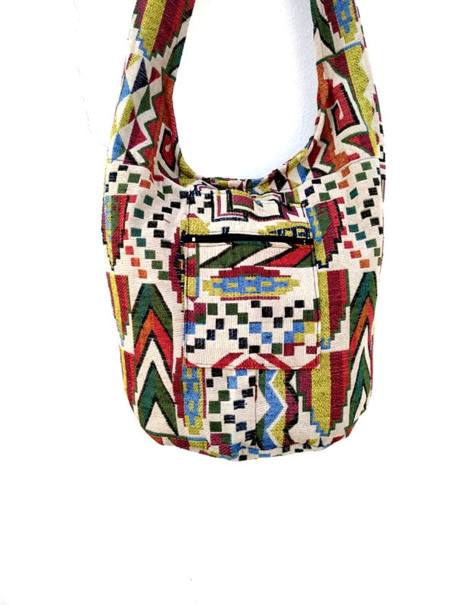 Aztec Bag Sling Hobo Bag Rasta Bag Bag Ethnic Bag Hippie | Etsy