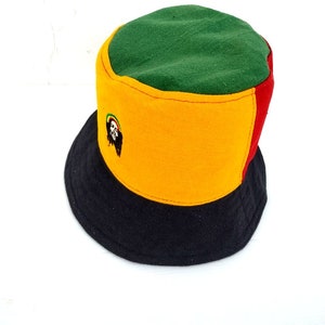 Bucket Hat Boho Rasta Hat Hemp Hat Hippie Reggae Bucket Hat Unisex Cap ...