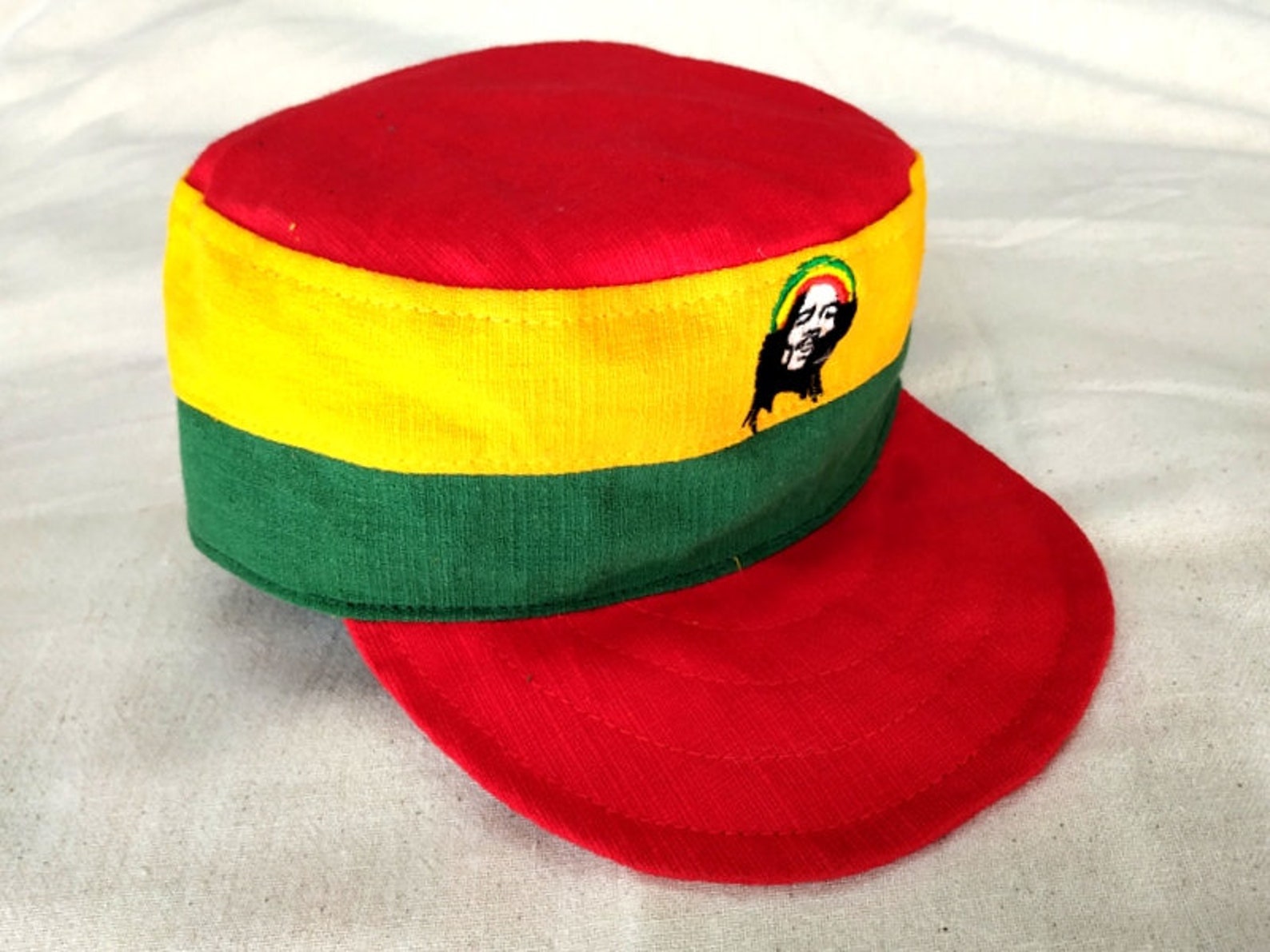 Rasta Cap Reggae Cap Army Cap Cadet Military Hat Reggae - Etsy
