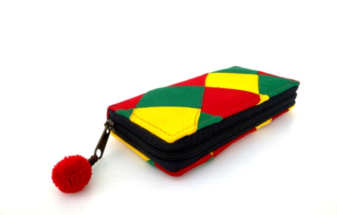 Rasta Wallet, Patchwork Boho Wallet, Rastafarian Purse, Reggae Bag ...