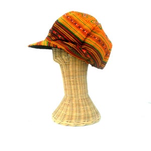 Rasta Cap Reggae Cap Army Cap Cadet Hat Reggae Cap Hippie - Etsy