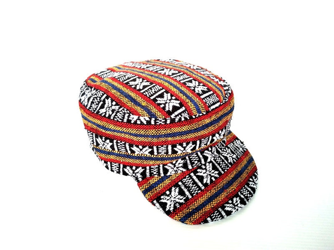 Rasta Cap, Reggae Cap, Army Cap, Cadet Military Hat, Reggae Army Cap ...