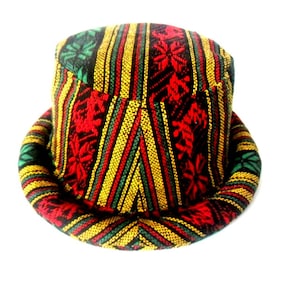 Rasta Hat, Reggae Hat, Bucket Hat, Bohemian Hat, Jamaican Hat, Unisex ...