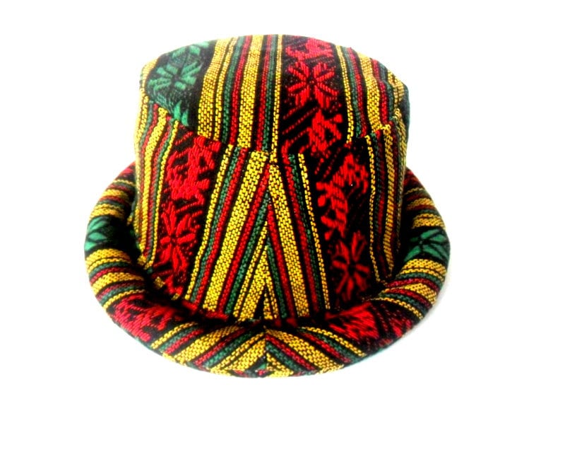 Rasta Hat Reggae Hat Bucket Hat Bohemian Hat Jamaican Hat | Etsy