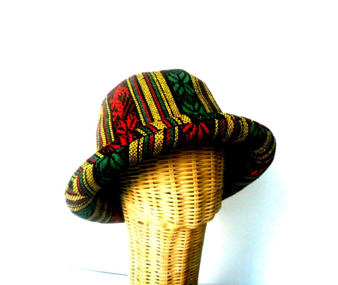 Rasta Hut, Reggae Hut, Eimer Hut, Boho Hut, Jamaika Hut, Unisex Kappe ...