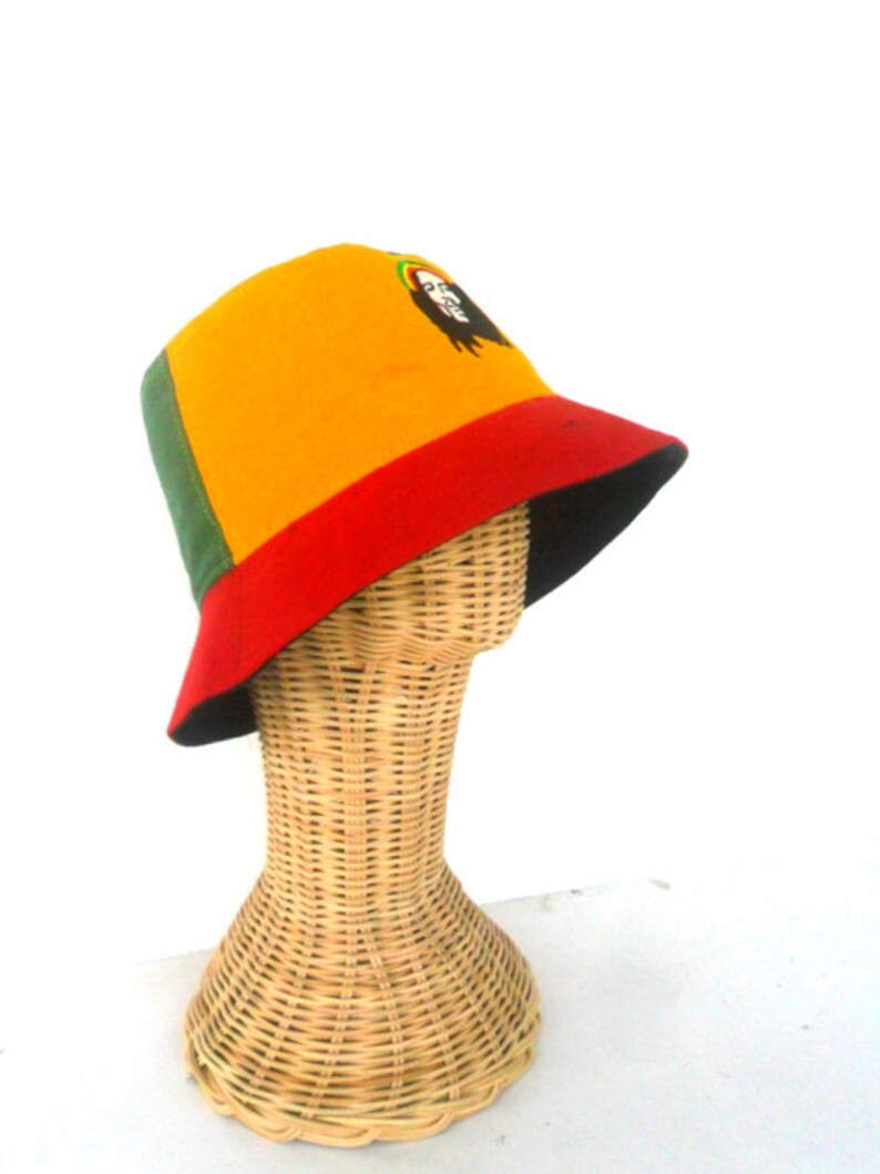 Bucket Hat Boho Rasta Hat Hemp Hat Hippie Reggae Bucket hat | Etsy