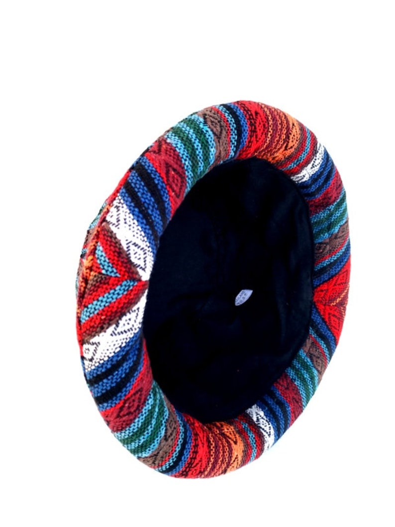 Rainbow Bucket Hat, Boho Rolled Brim, Hobo Hat, Hippie Hat, Hipster Hat ...