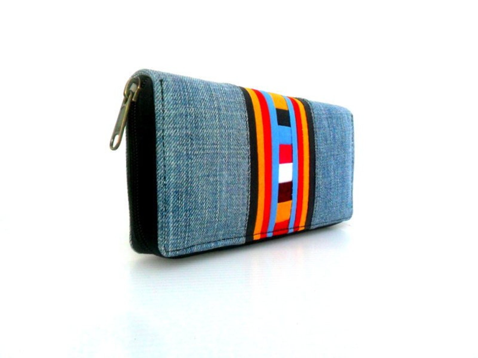 Denim Wallet Jeans Wallet Bohemian Wallet Women Wallet | Etsy