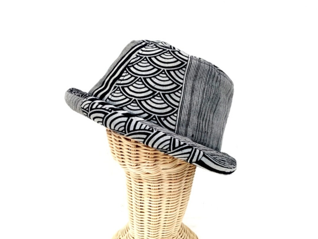 Artisan Bucket Hat Festival Rolled Brim Hat Hobo Hat Hippie - Etsy