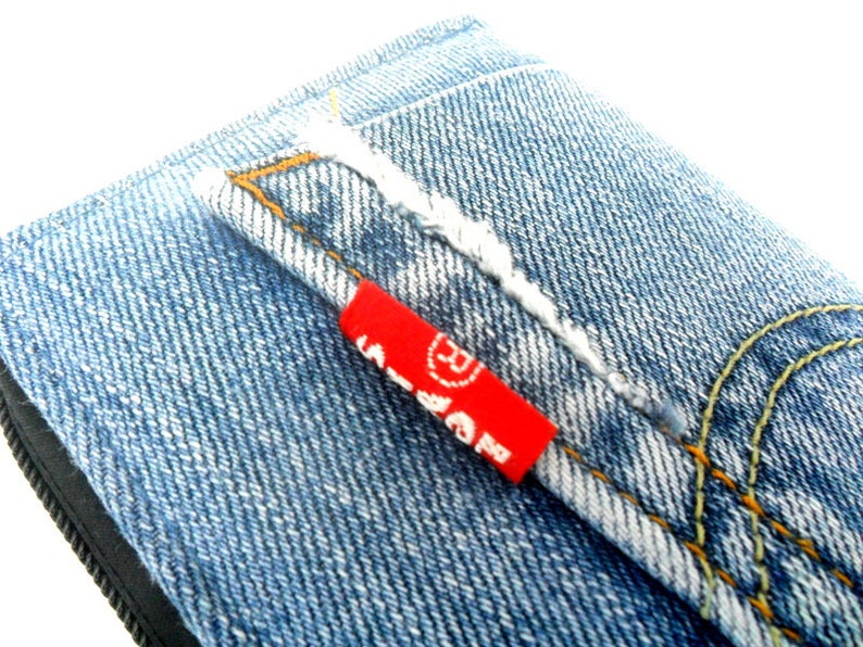 Levis Denim Wallet Jeans Wallet Bohemian Wallet Women | Etsy