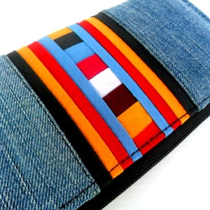 Denim Wallet, Jeans Wallet, Bohemian Wallet, Women Wallet, Hippie ...