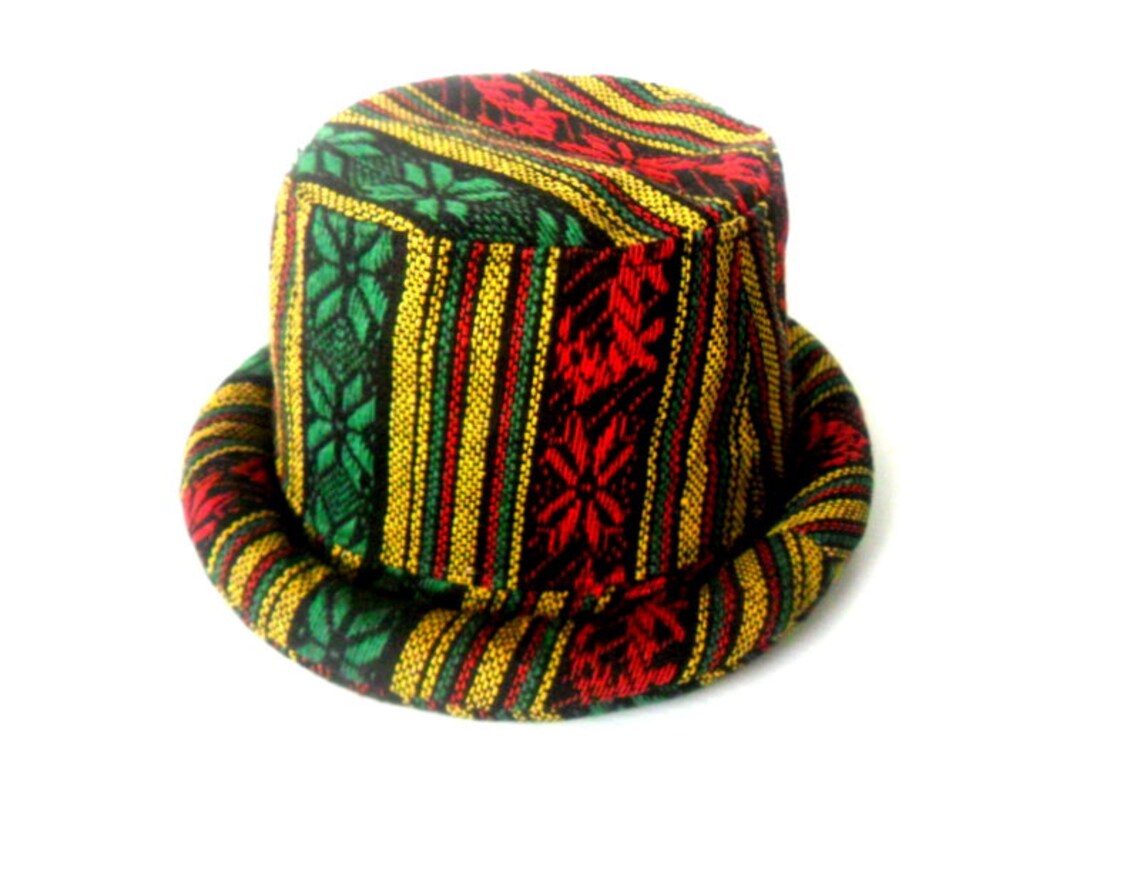 Rasta Hat Reggae Hat Bucket Hat Bohemian Hat Jamaican Hat | Etsy
