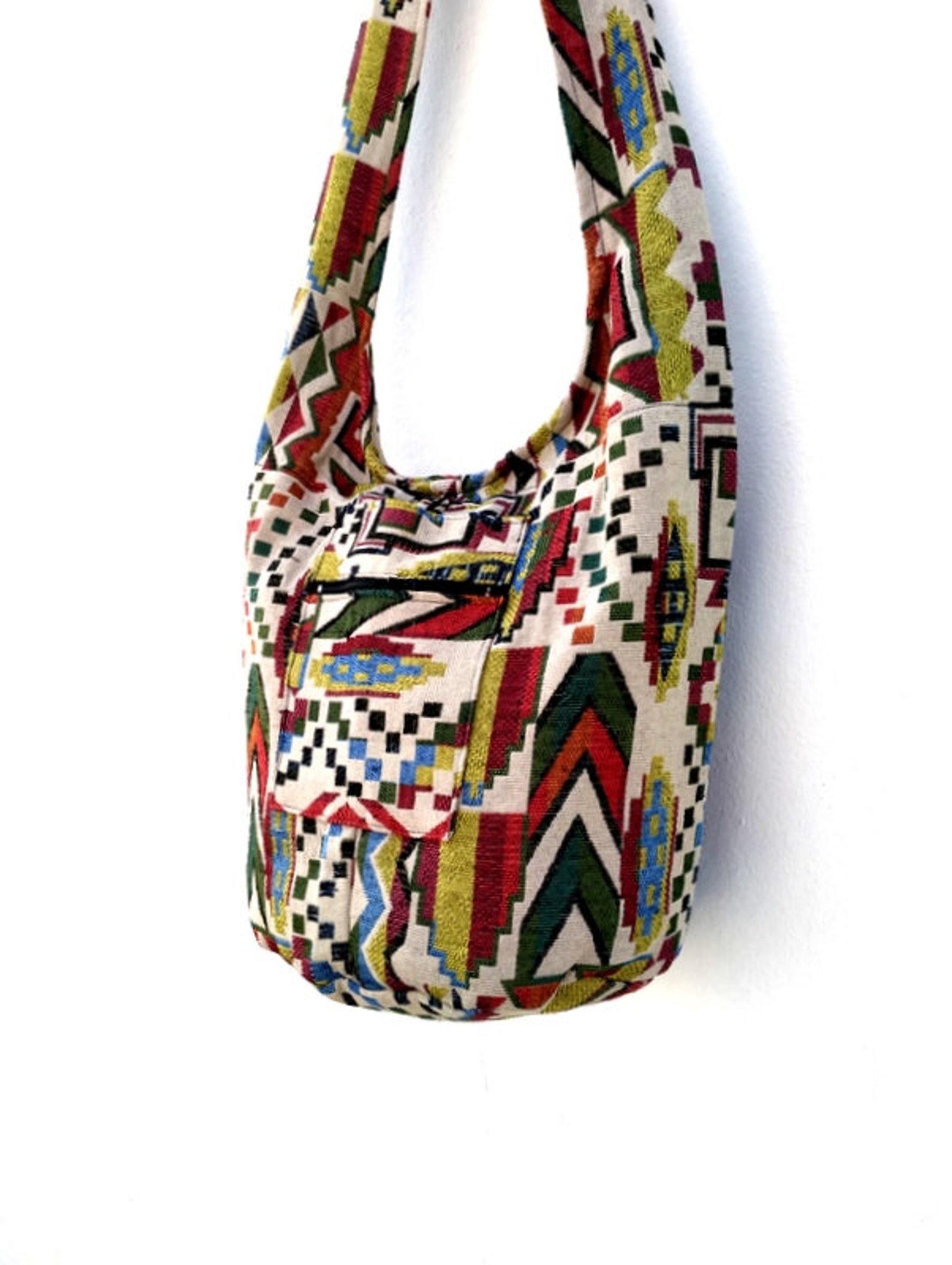 Aztec Bag, Sling Hobo Bag, Rasta Bag, Bag, Ethnic Bag, Hippie Bag ...
