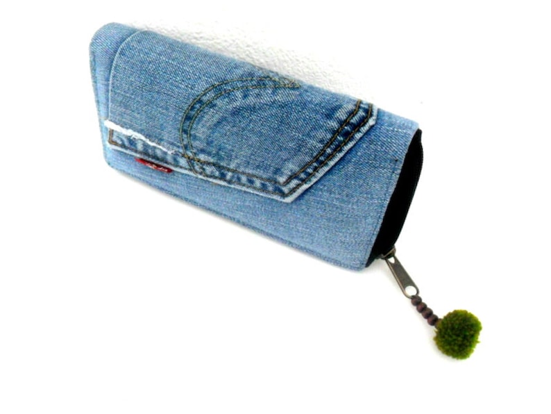 Levis Denim Wallet Jeans Wallet Bohemian Wallet Women | Etsy