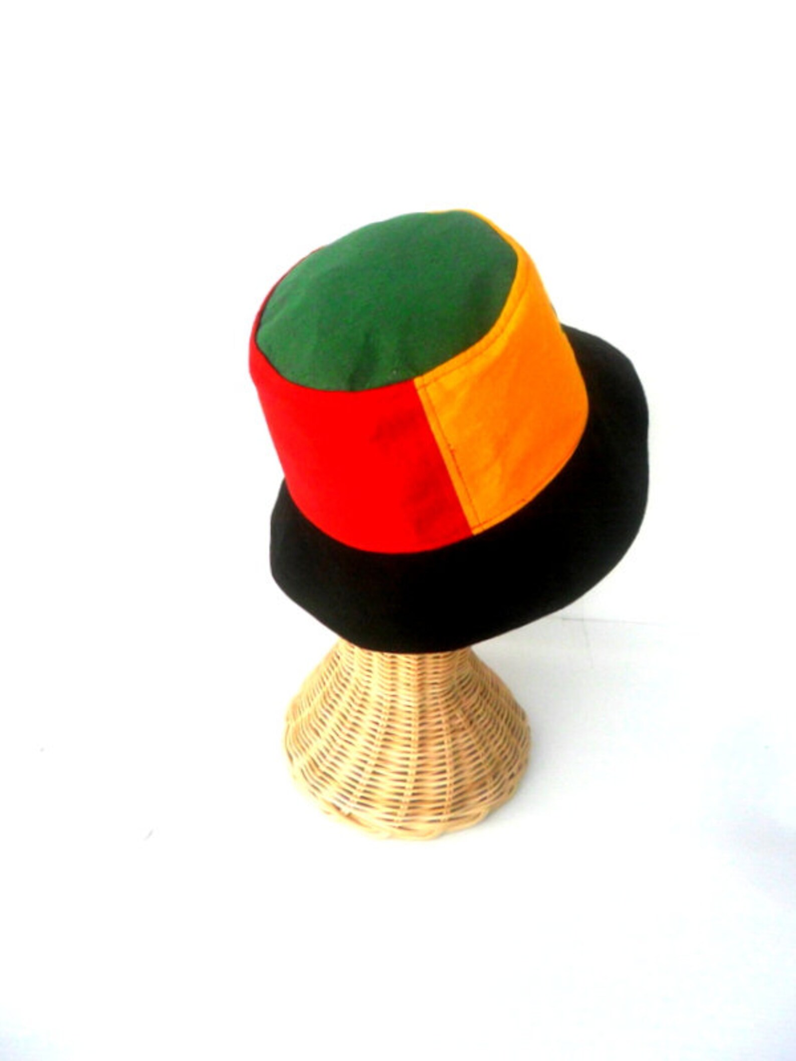 Bucket Hat Boho Rasta Hat Hemp Hat Hippie Reggae Bucket Hat Unisex Cap ...