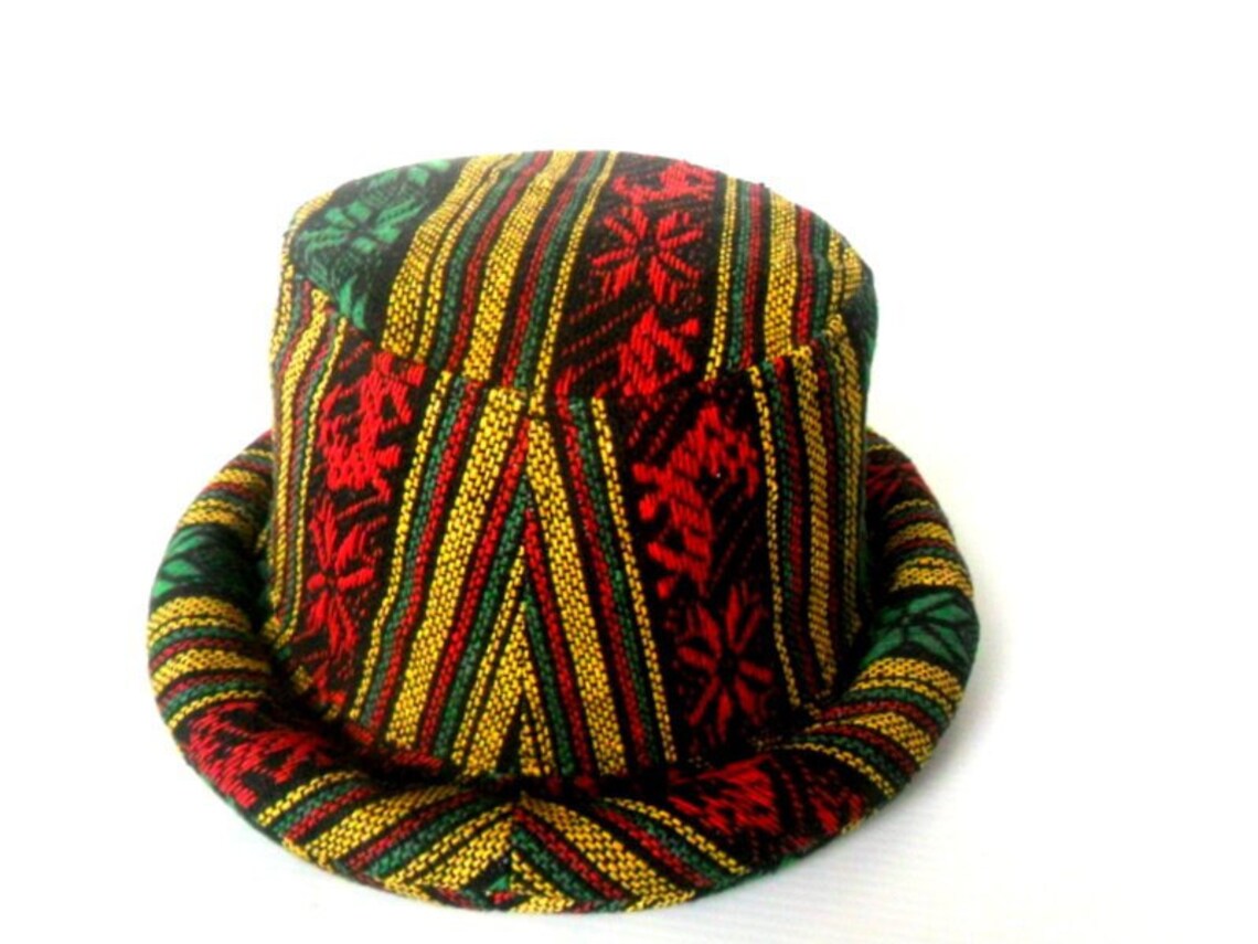 Rasta Hat Reggae Hat Bucket Hat Bohemian Hat Jamaican Hat | Etsy