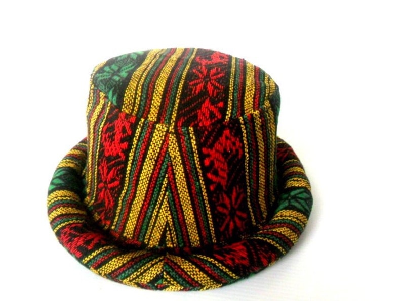 Rasta Hat, Reggae Hat, Bucket Hat, Bohemian Hat, Jamaican Hat, Unisex ...