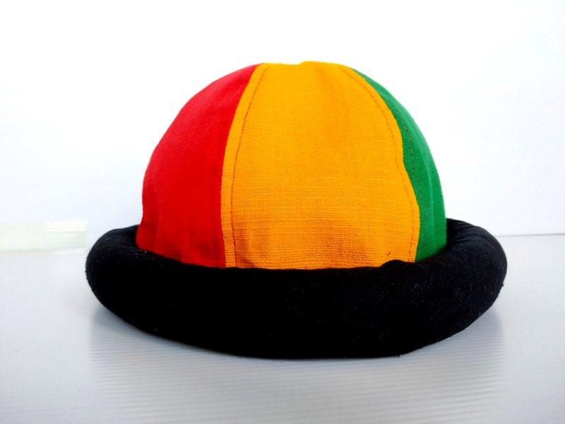 Rasta bucket hat Rastafari hat Jamaican Bucket hat Festival | Etsy