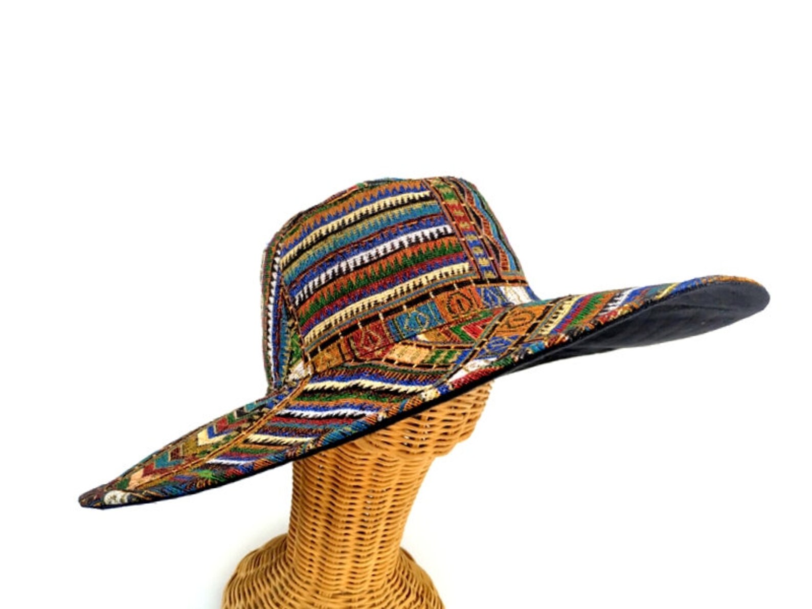 Festival Brim Hat Funky Hat Boho Hat Hippie Hat Hipster | Etsy