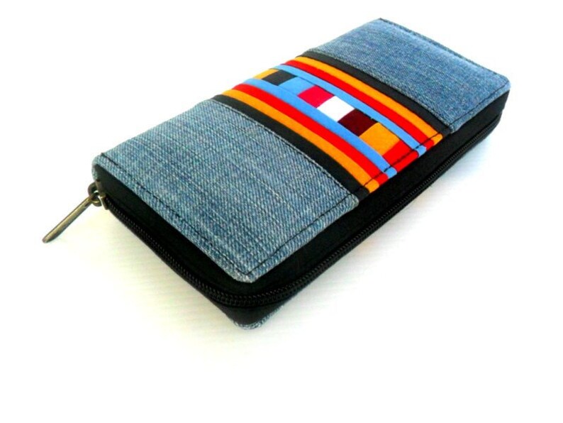 Denim Wallet Jeans Wallet Bohemian Wallet Women Wallet - Etsy