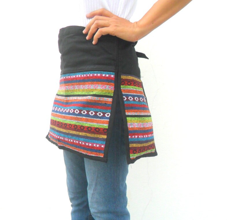 Half Apron Cafe Apron Apron with Pockets Chef's Apron | Etsy