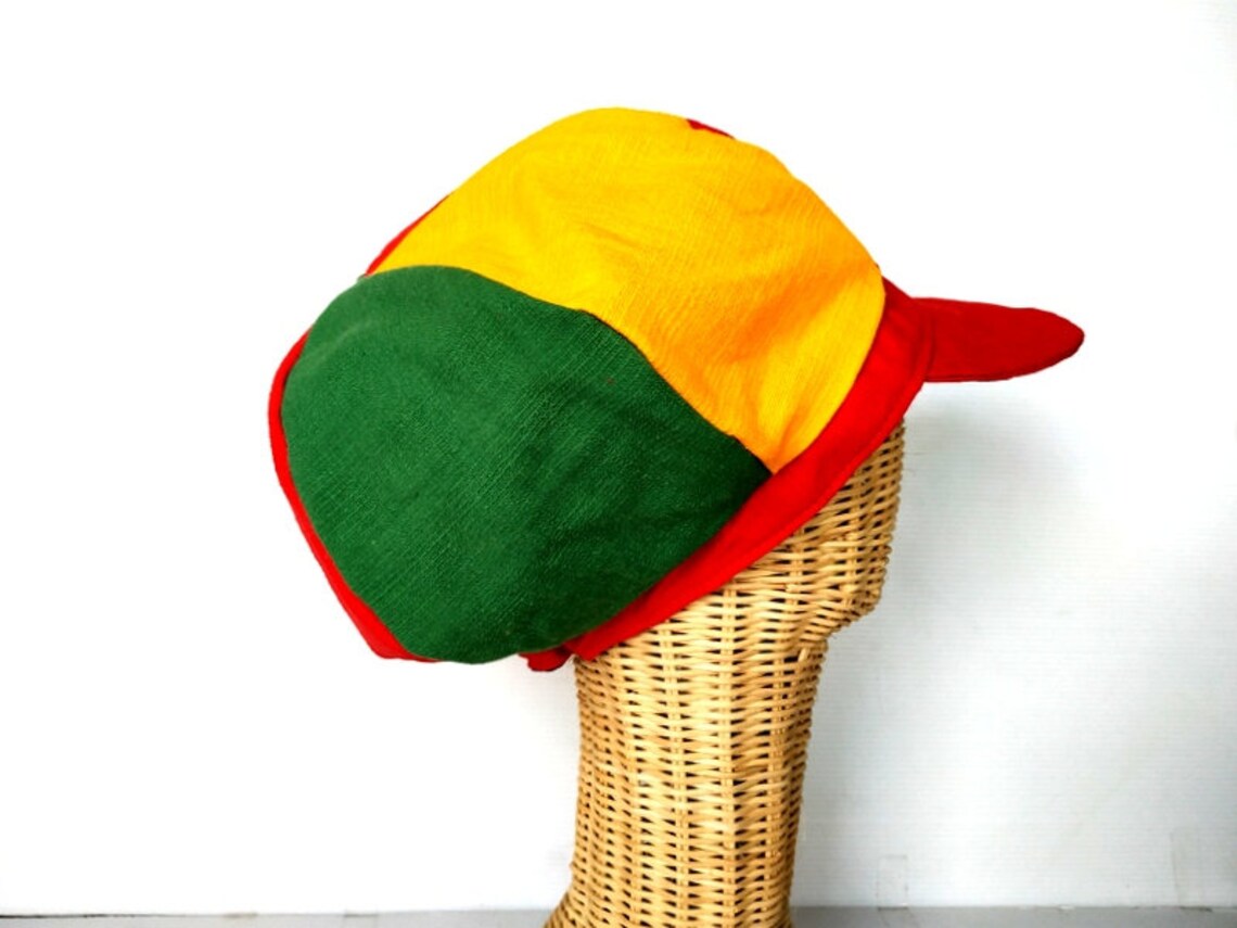 Rasta Cap Reggae Cap Jamaica Hat Army Cap Rasta Dreadlocks - Etsy