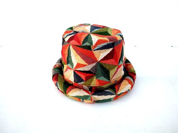 Geometric Hat Rasta Hat Reggae Bucket Hat Hippie Hat - Etsy