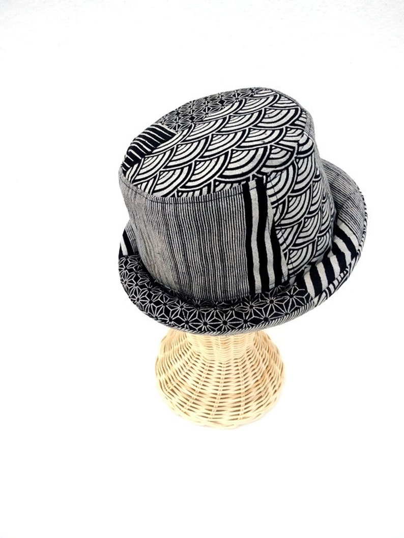 Artisan Bucket Hat Festival Rolled Brim Hat Hobo Hat Hippie - Etsy