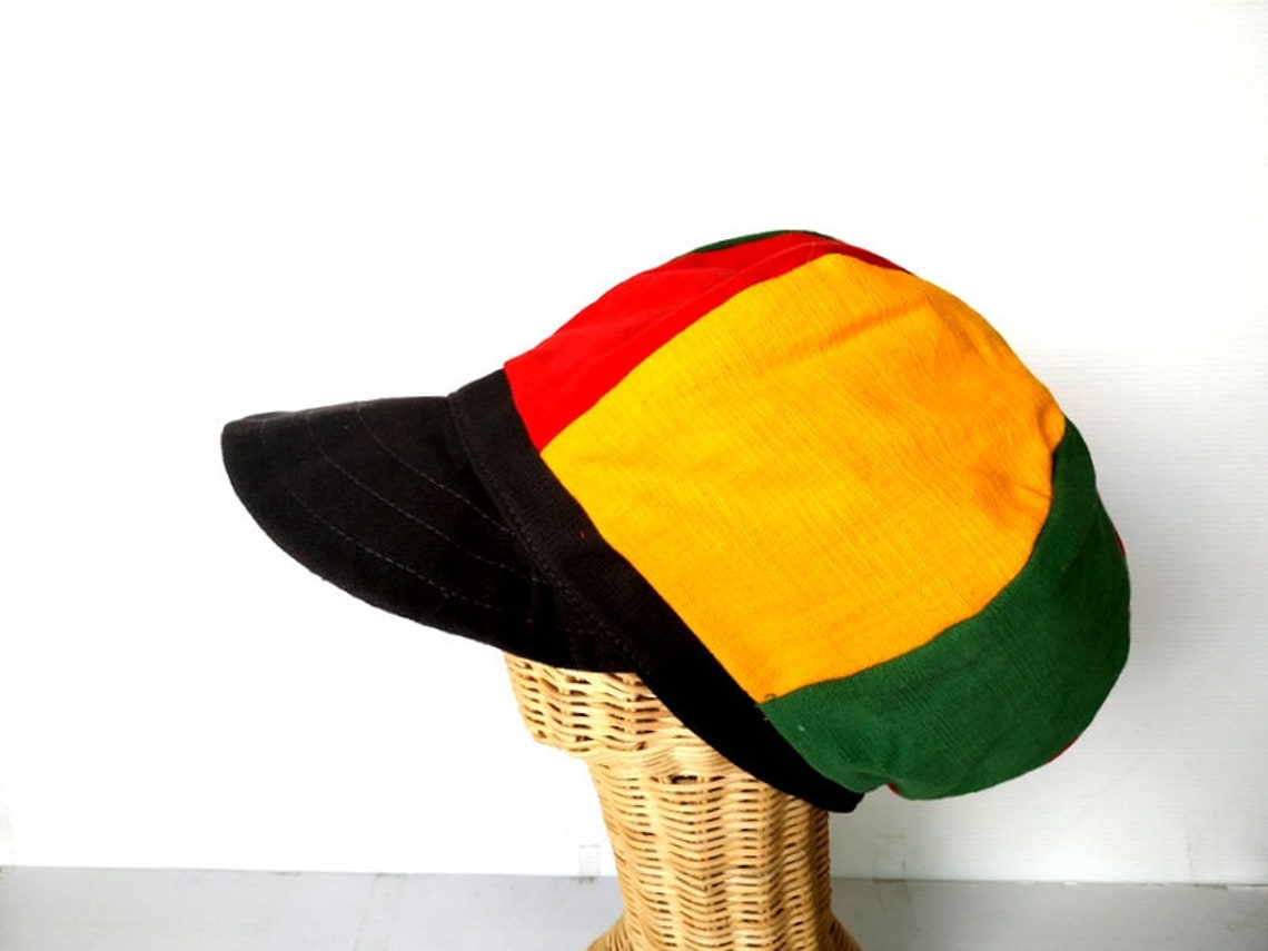 Rasta Cap Reggae Cap Jamaica Hat Army Cap Rasta Dreadlocks | Etsy