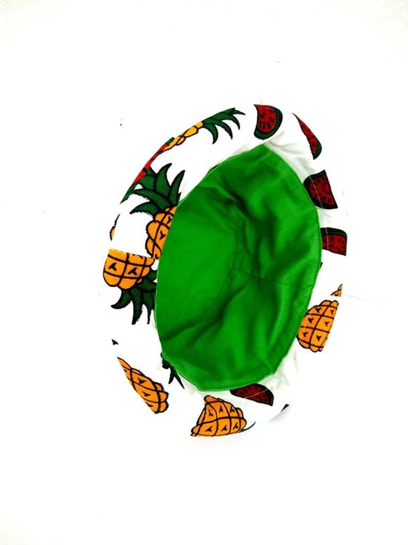 Pineapple Bucket Hat Watermelon Hat Fruit Hat Bohemian Hat - Etsy