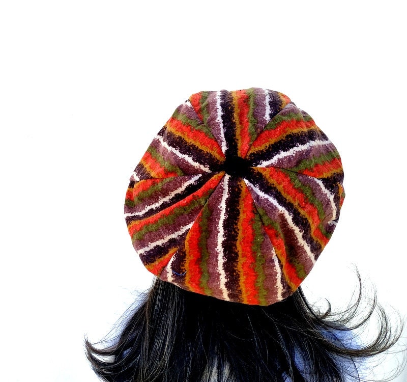 Rainbow Cap, Gatsby Cap, Newsboy Cap, Hippie Hat, Artist Hat, Rastafari ...