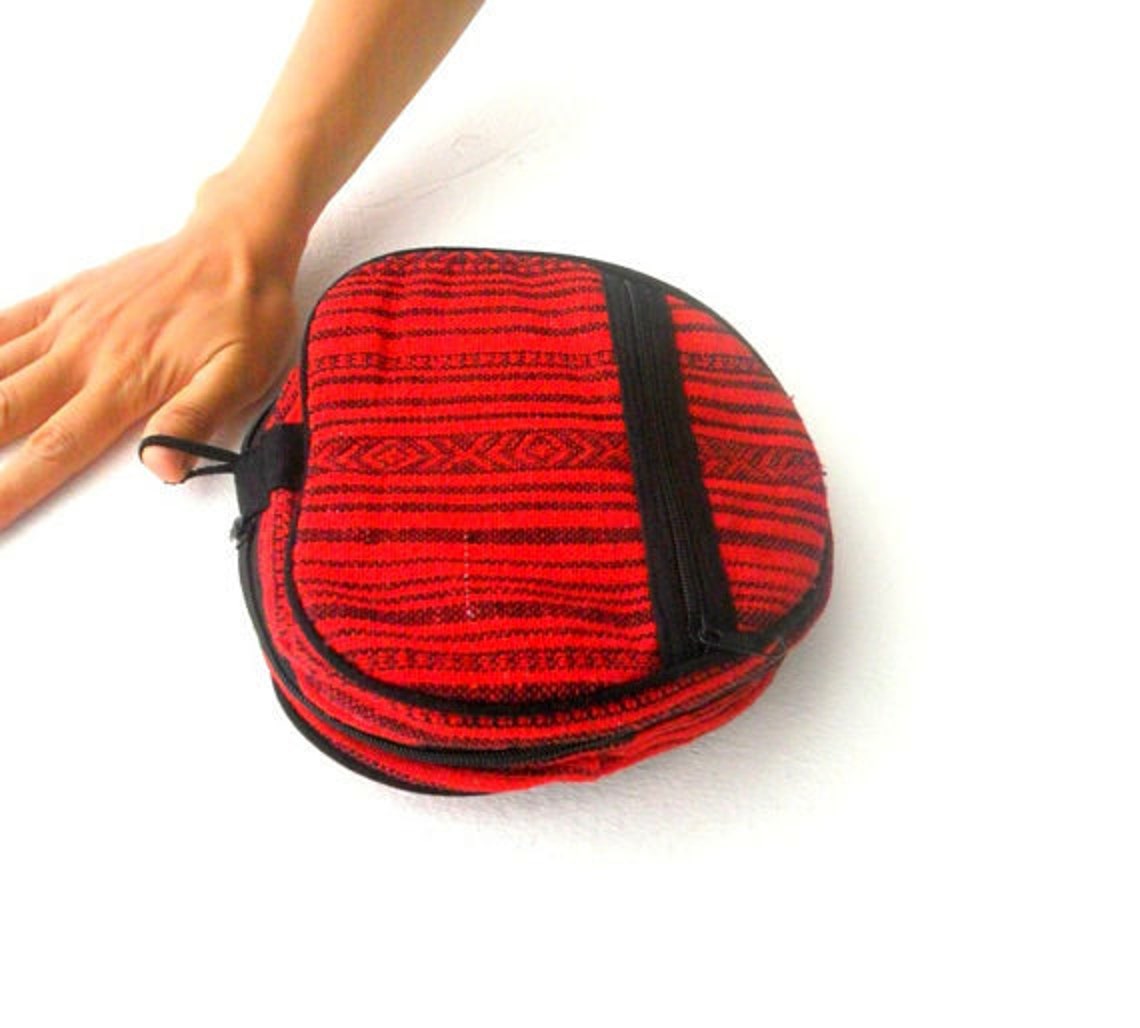 Backpack Bag Folding Bag Bohemian Backpack Ethnic Backpack Red - Etsy